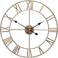 Amazon.com: Little kuku 32 Inch Farmhouse Large Wall Clock European ...