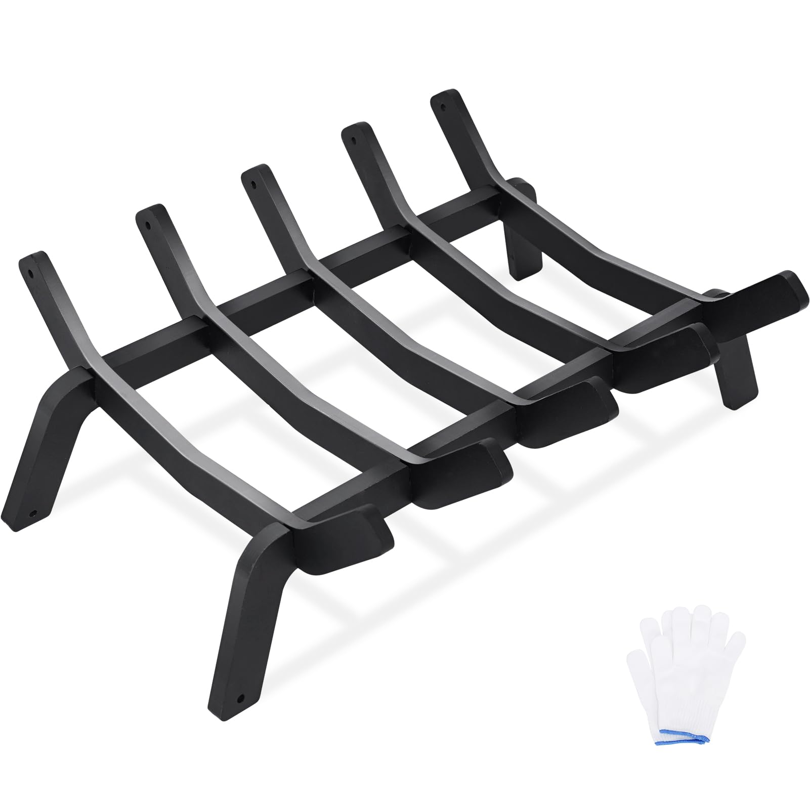 Fireplace Grates 14 Inch - Heavy Duty Steel Fireplace Rack | Fireplace ...