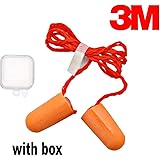 3M 1110 Corded Foam Disposable Ear Plugs, Pack of 3,Orange: Amazon.in: Industrial & Scientific