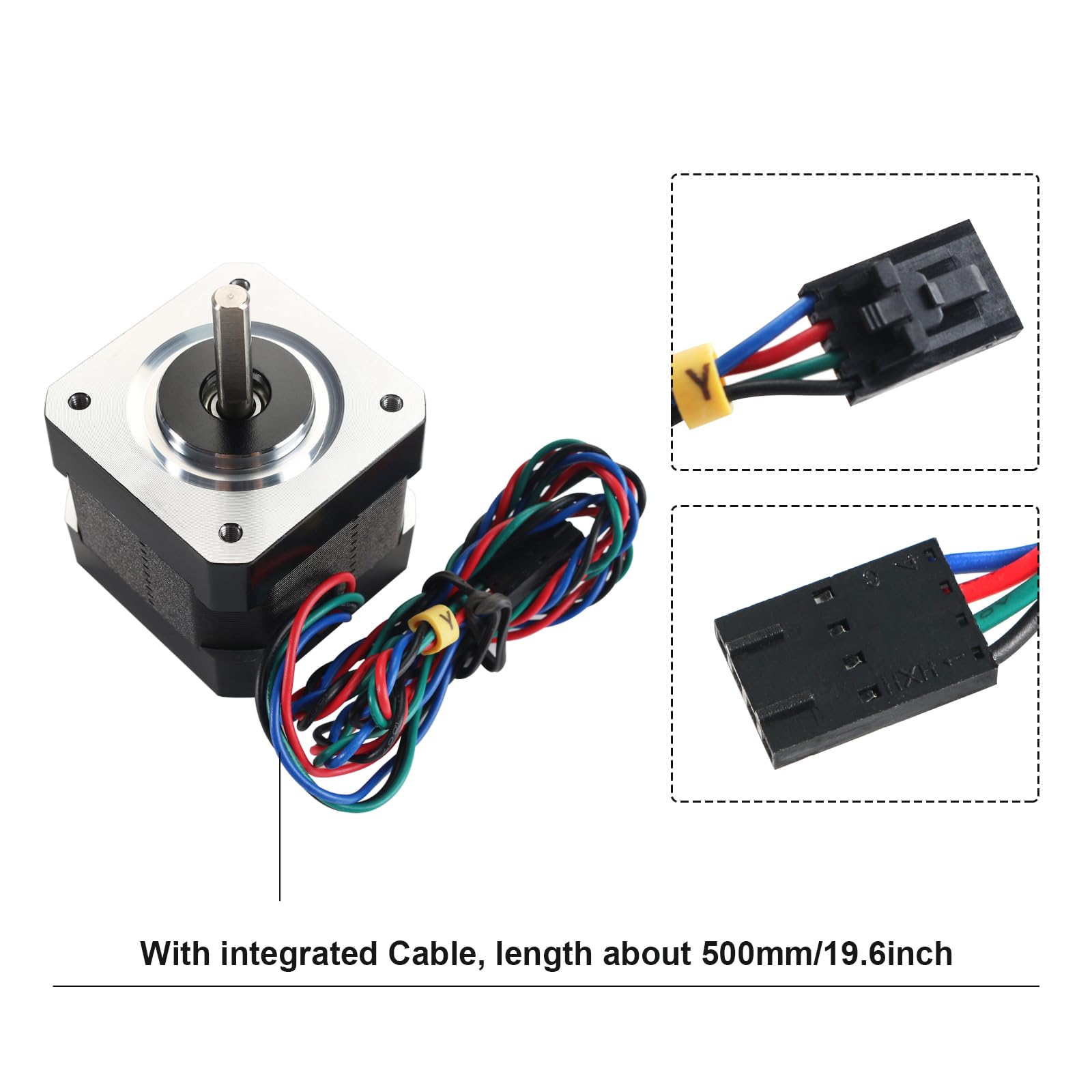 Mua FYSETC Prusa i3 MK3 MK3S+ Y-Axis Step Motor NEMA17 42-40 Motor 2 Phase 1.8° Shaft 20mm with ...