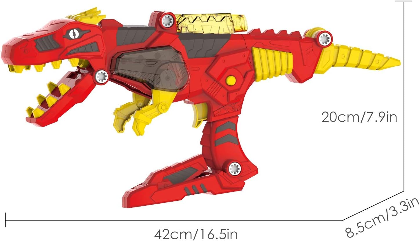 Pup Go Transformers Dinosaur Toys 3 in 1 Sets for Boys, Build a ...