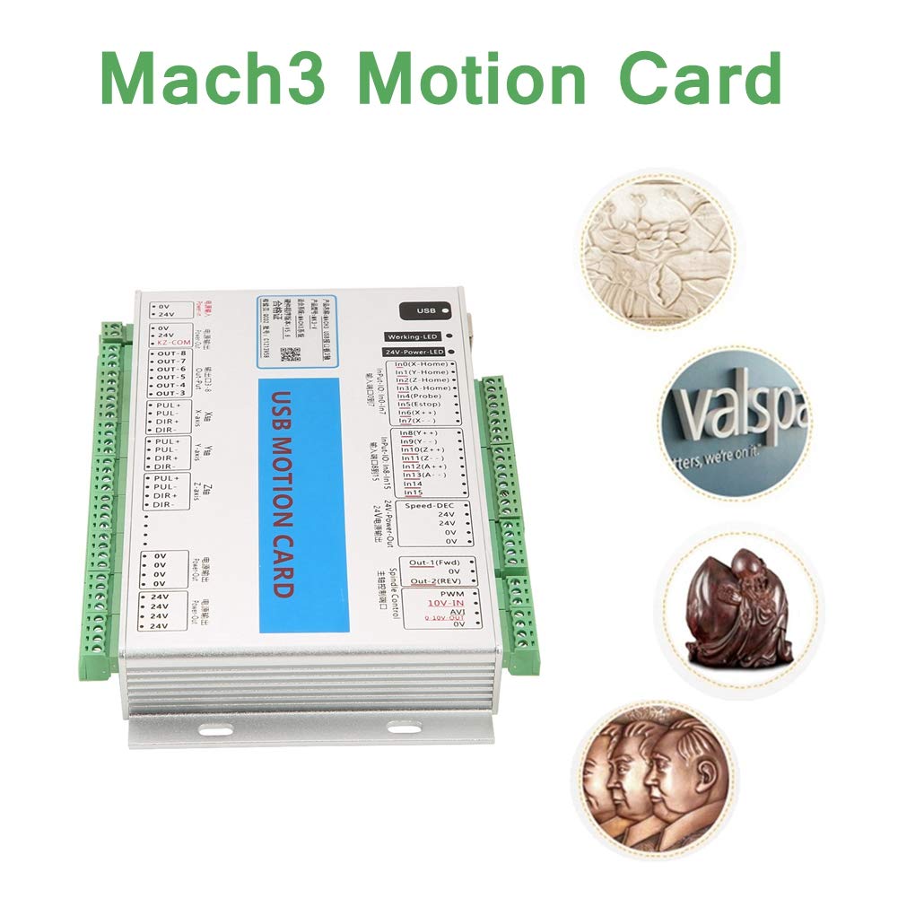 Mach3 CNC Controller, CNC Controller 3 Axis Mach3 CNC USB CNC Motion ...