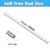 Soft Iron Rod, High Pure Iron Rod, Ideal Core for Making Electromagnets ...