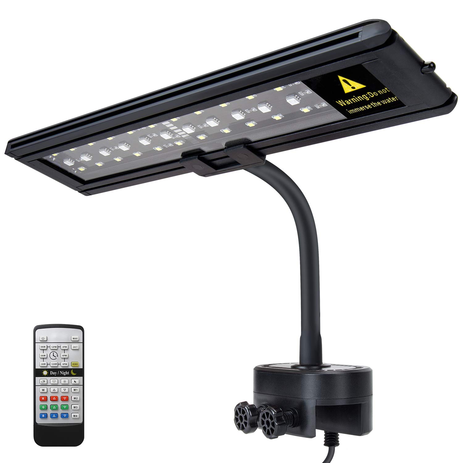 Mua Aquarium LED Light, Full Spectrum Fish Tank Clip on Light with ...