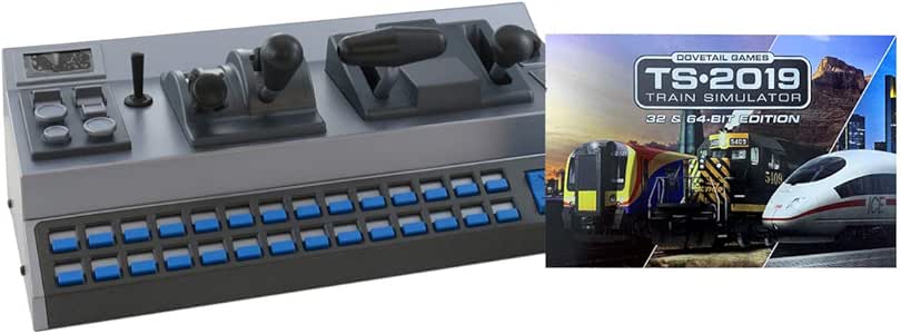 RailDriver Desktop Train Cab Controller w/ Train Simulator 2017: Amazon ...