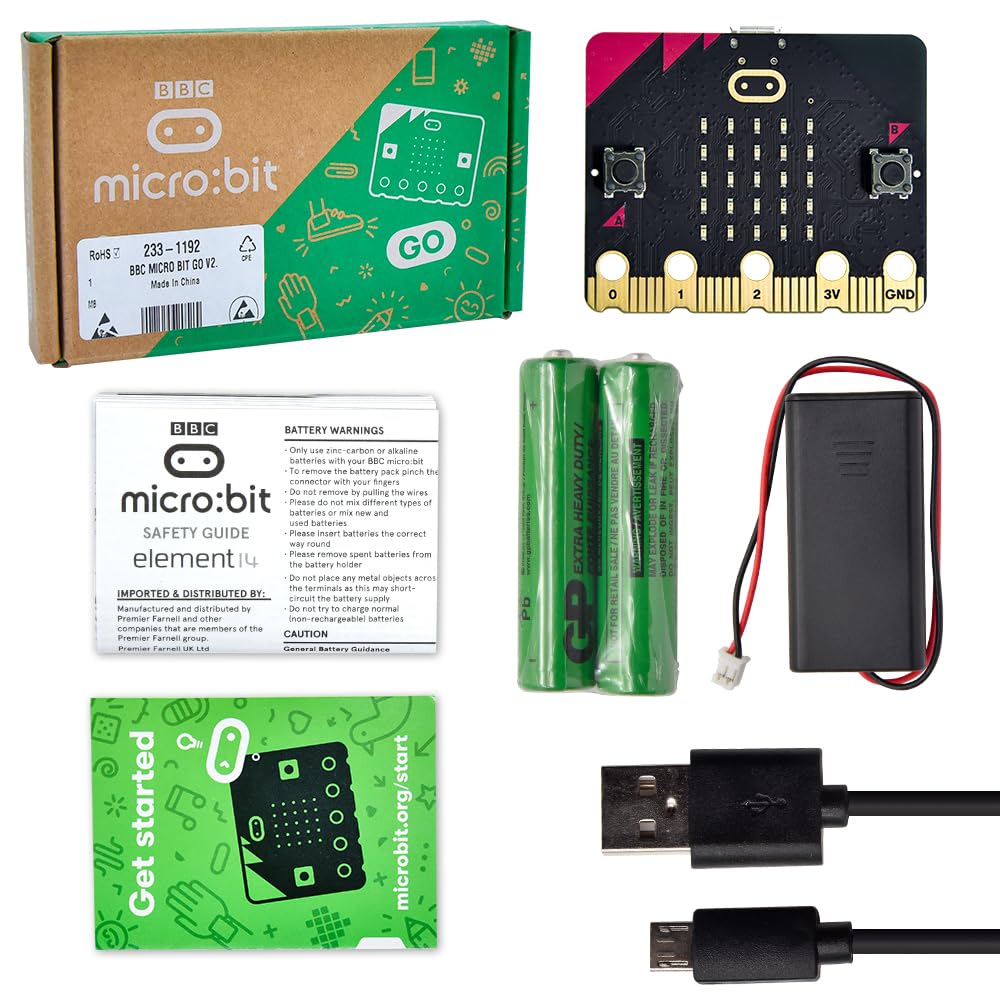 Mua KEYESTUDIO Micro:bit V2 Go Kit Original Microbit V2 Starter Kit, with Micro:bit V2, Battery ...
