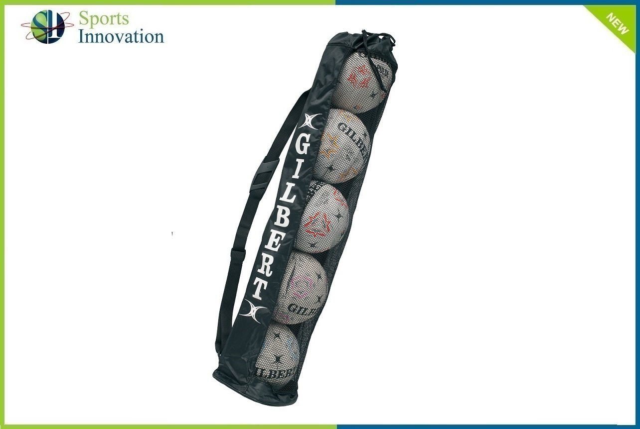 Gilbert Netball Tubular Ball Tube Holdall - BLACK: Amazon.co.uk: Sports ...