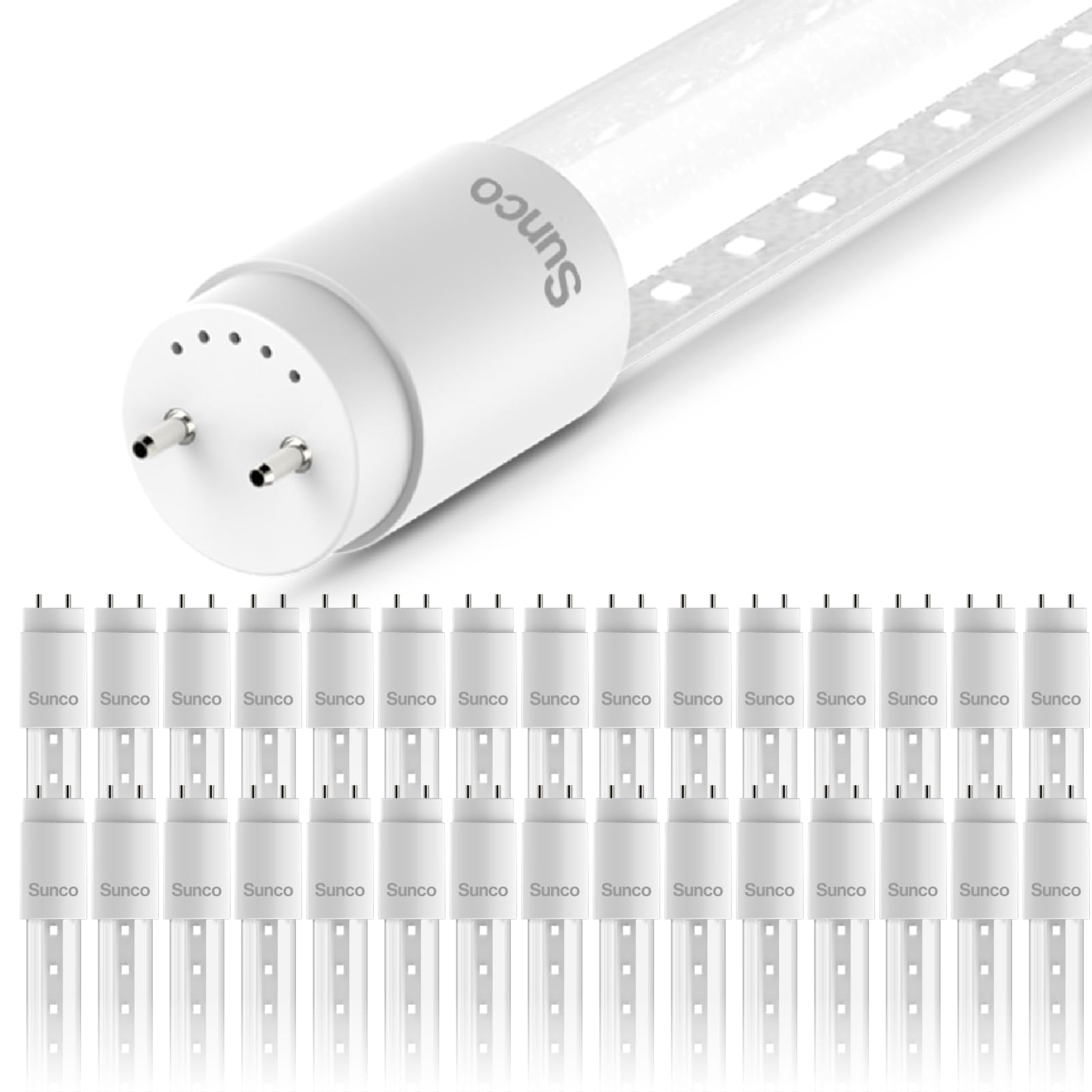 Mua Sunco 30 Pack T8 LED 4FT Tube Light Bulbs Ballast Bypass ...
