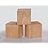 Amazon.com: 3.5-Inch Natural Unfinished Wood Blocks - Set of 6 (six ...