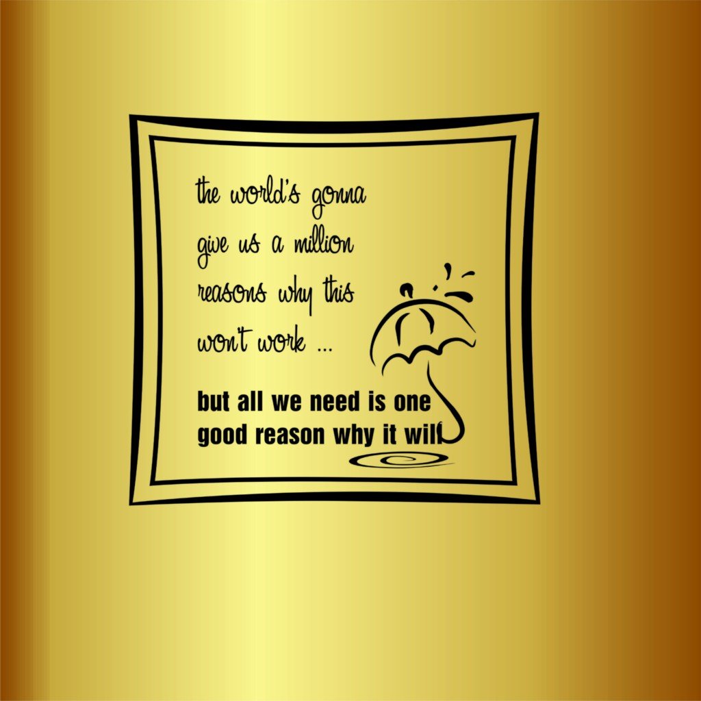 Design With Vinyl Home Wall Decals - The Worlds Gonna give us a Million ...