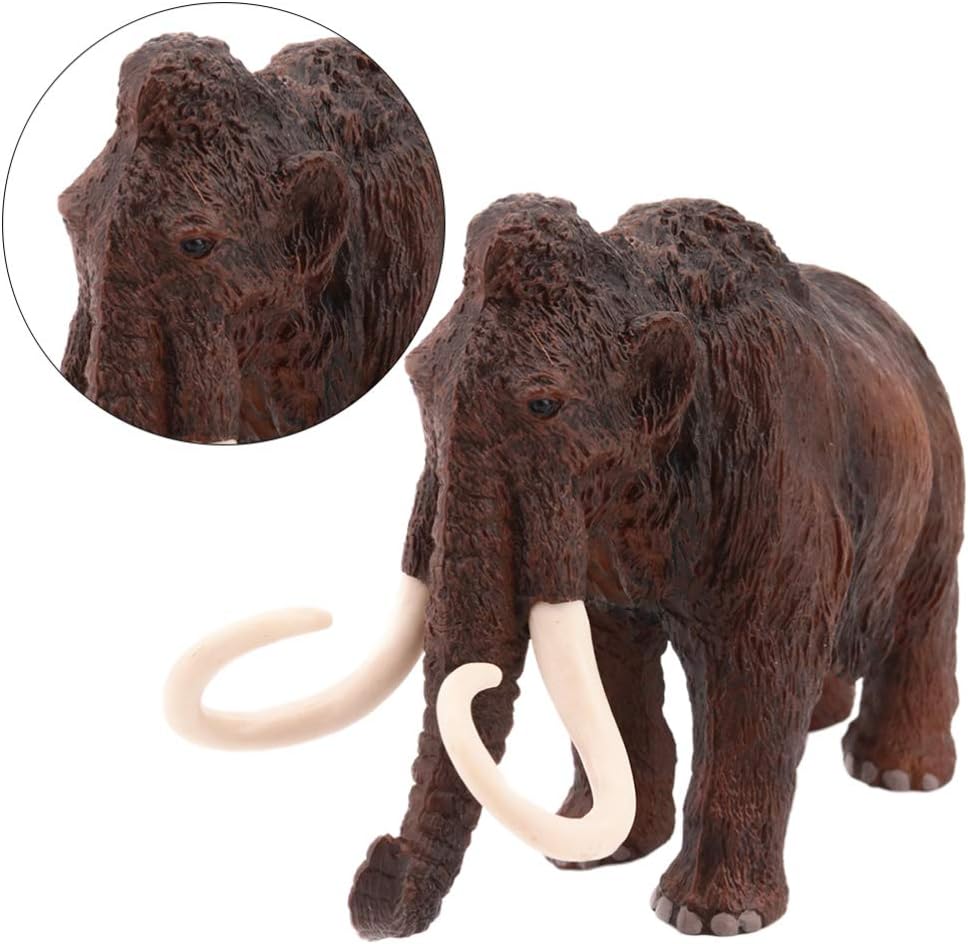 NUOBESTY Mammoth Realistic Prehistoric Extinct Animal Collection Toy ...