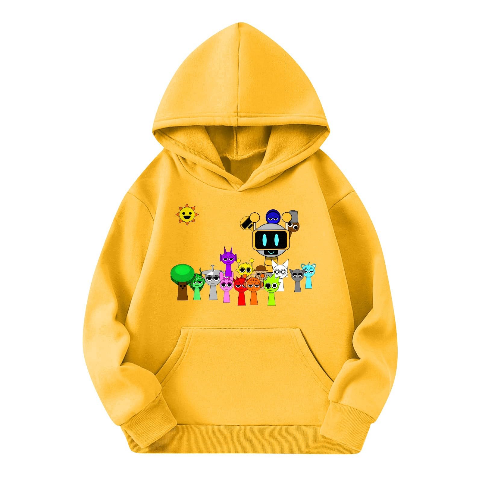 Sprunki Hoodie Kids,Sprunki Shirt Girls Boys Funny Music Game Graphic ...