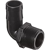 Banjo HB100/125-90 Polypropylene Hose Fitting, 90 Degree Elbow, 1" NPT ...