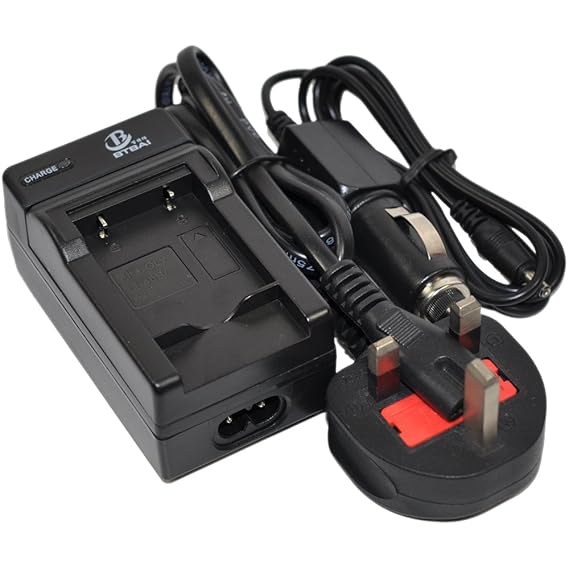 NP-80 Battery Charger AC/DC Single for Casio NP80 NP-82: Amazon.co.uk ...