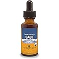 Amazon.com: Herb Pharm Certified Organic Sage Liquid Extract for Mental ...