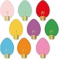 Amazon.com: Whaline 45Pcs Christmas Paper Cutouts Colourful Bulb Cut ...