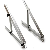 Amazon.com: Adjustable Solar Panel Mount Mounting Rack Bracket Set Rack ...