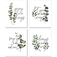 Amazon.com: Fit Design Green Leaves Plant Wall Art Decor Canvas ...