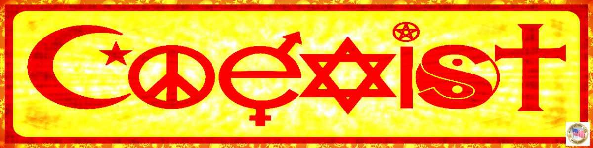 Amazon.com: Coexist Sign Made in USA! Mini Street Sign 3"x12" All ...