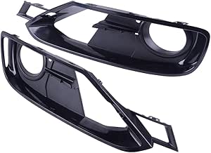 Amazon.com: beler Left Right Partially Open Grid Fog Light Grille Fit ...