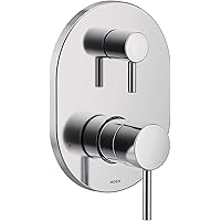 Moen UT3290 Align M-CORE 3-Series 2-Handle Shower Trim with Integrated Transfer, Valve Required ...