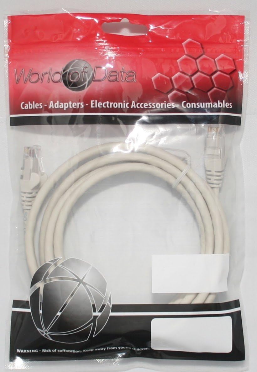 World of Data 25m GREY Premium CAT6 Network Cable – Ethernet – LAN ...