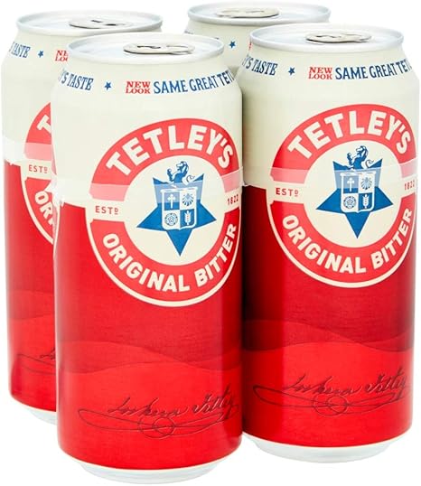 Tetley's Original Bitter Ale, 4x440ml: Amazon.co.uk: Grocery