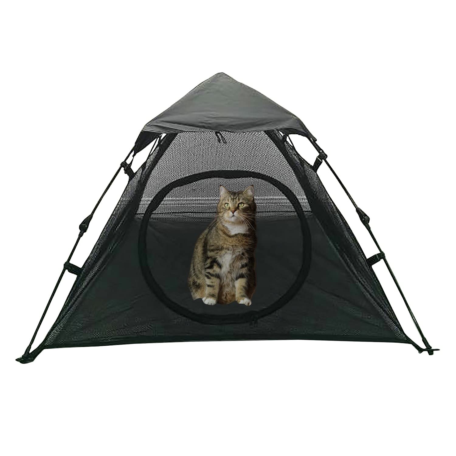 HI SUYI Portable Large Pop Up Pet Cat Tents Enclosures House for ...