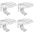 Amazon.com: 4pcs Cordless Shade Blind Brackets Clip Mounting Bracket ...