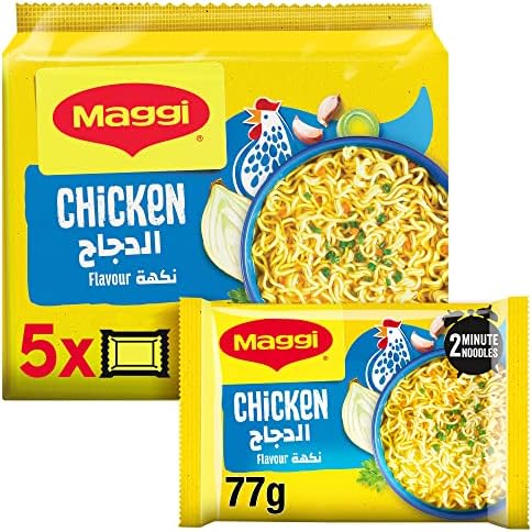 Maggi 2 Minutes Chicken Noodles 77g (Pack of 5) price in UAE | Amazon ...