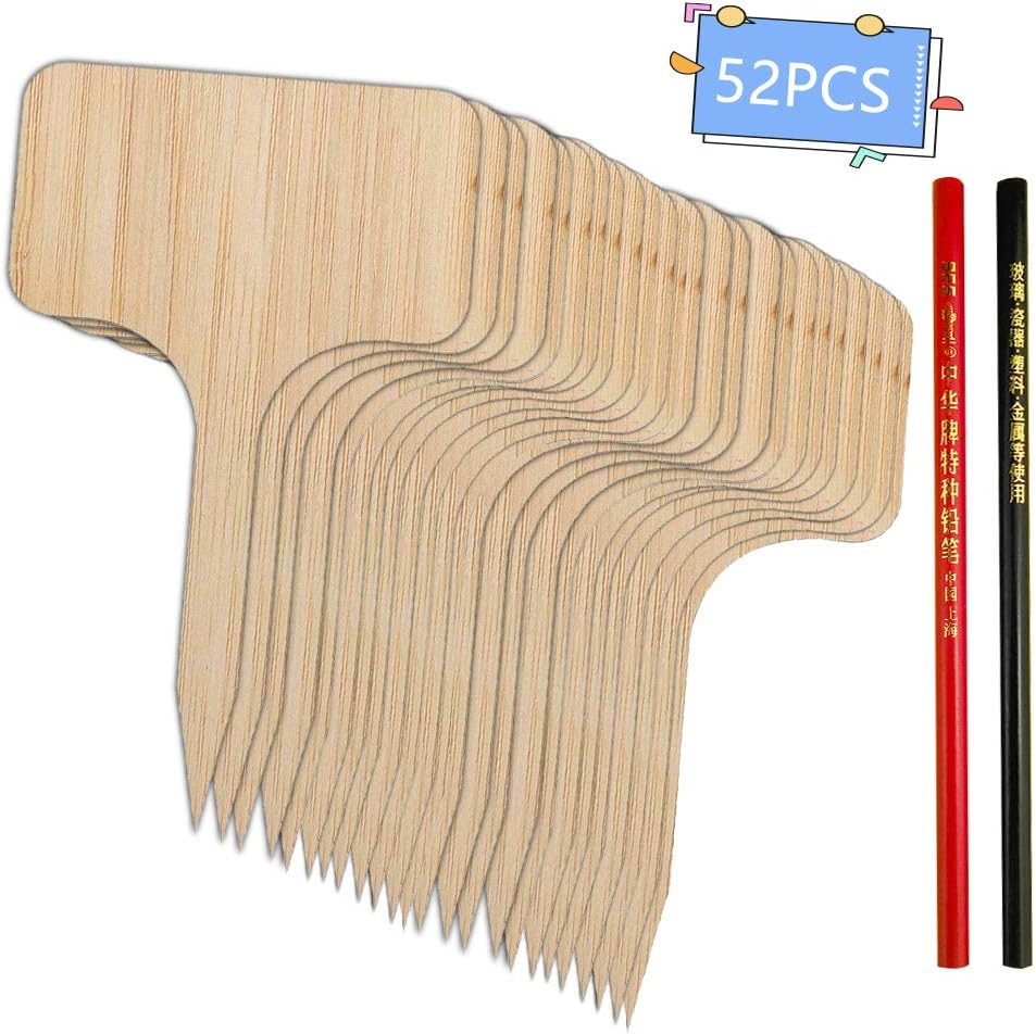50 PCS Bamboo Plant Labels, Plant Markers & Labels Bamboo Nursery ...