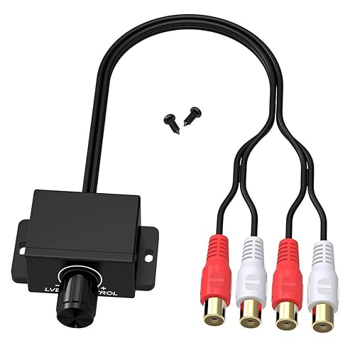 Subwoofer Adjuster Universal RCA Level Controller For Car Audio ...