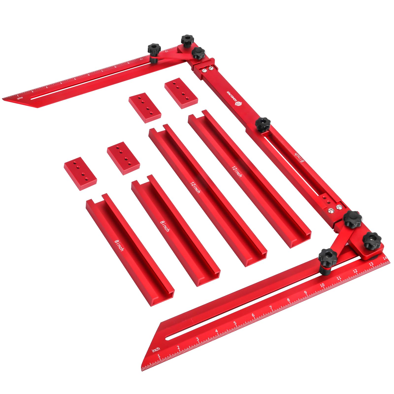 Stair Tread Template Tool, Stair Tread Gauge Measuring Tool Jig with ...