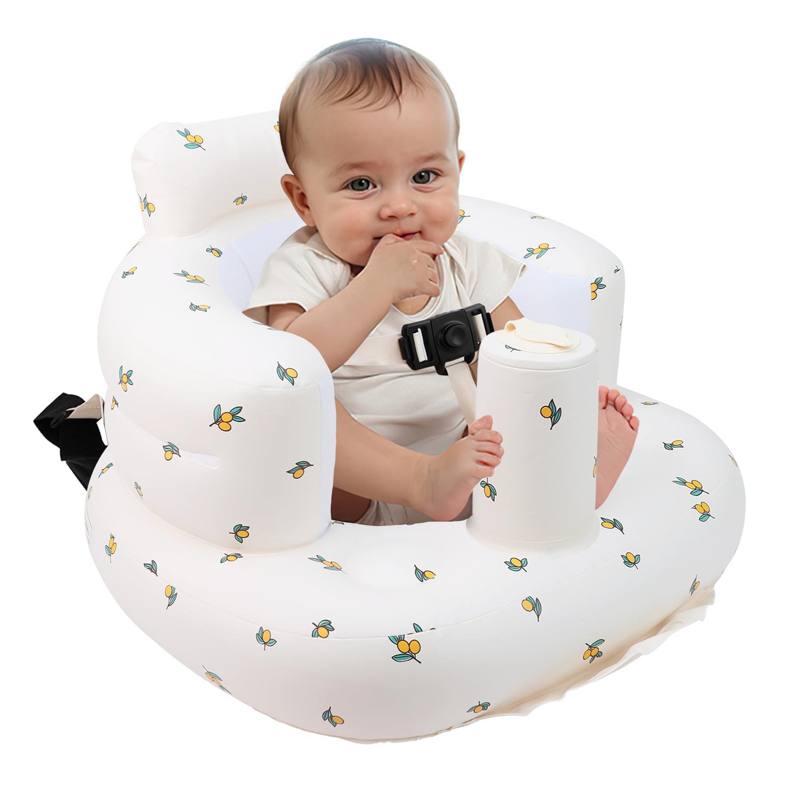EKEPE Inflatable Baby Seat with Harness for Babies 3 Months & Up ...