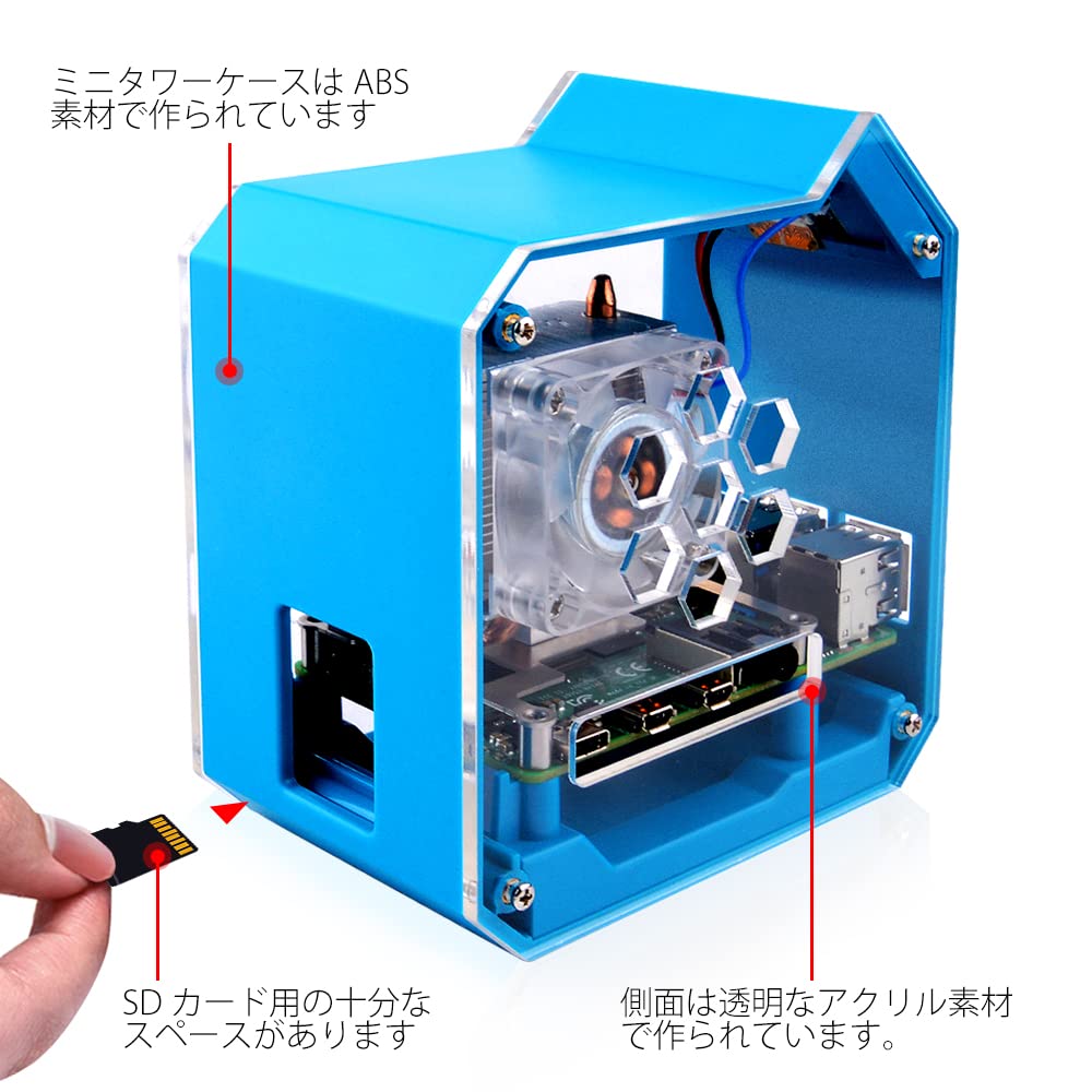 Mua GeeekPi Raspberry Pi Mini Tower Kit Raspberry Pi 4 Case with ICE ...