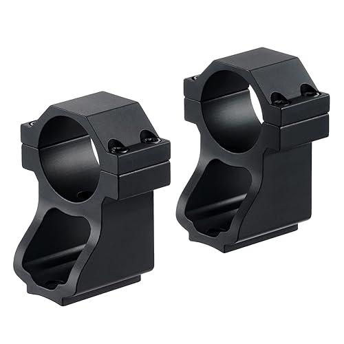 Hiram Rifle Scope Rings with See-Through Bases 2 Pack, 1 Inch Scope ...