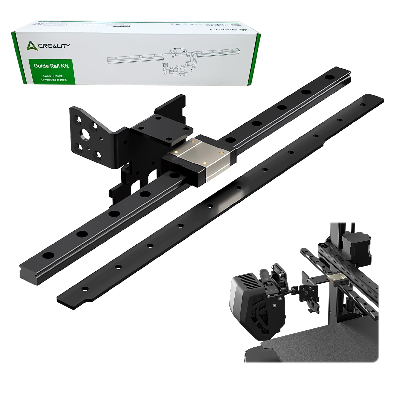 Creality Ender 3 V3 SE X Axis Linear Rail Guide Kit, for Smooth Movement, High Precision, High ...