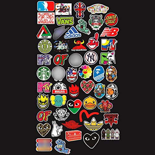 Cool Brand Logo Stickers Pack for Teens Kids Water Bottle Laptop ...