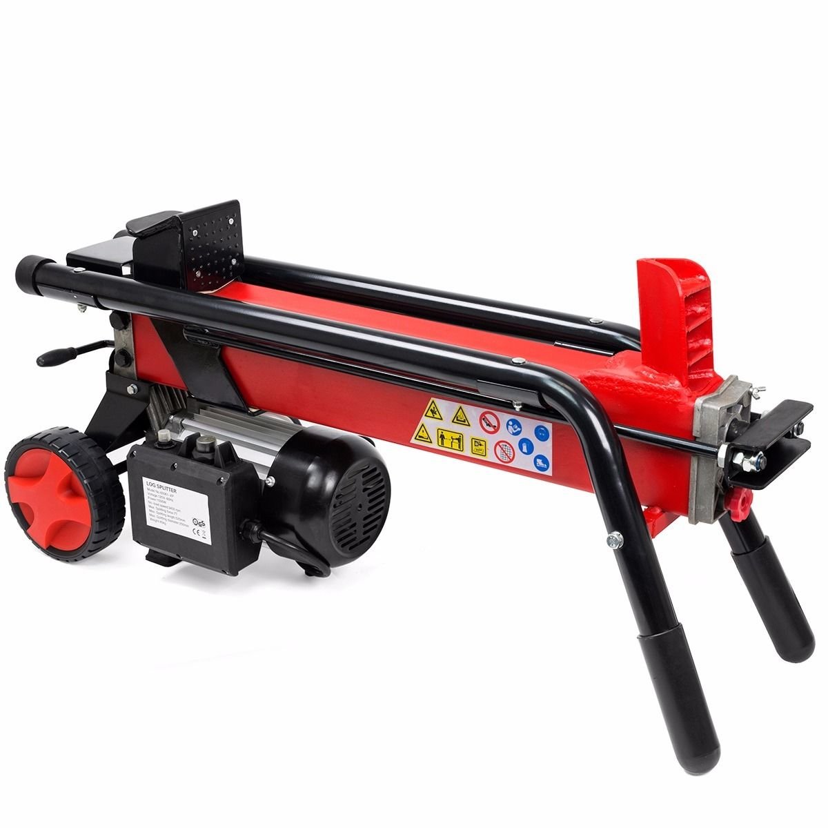 Stark Log Splitter Electric 7-Ton 15 Amp Electric Log Splitter ...