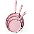 Amazon.com: JUSTUP Nonstick Frying Pan Set，3 Piece Pots and Pans Set ...