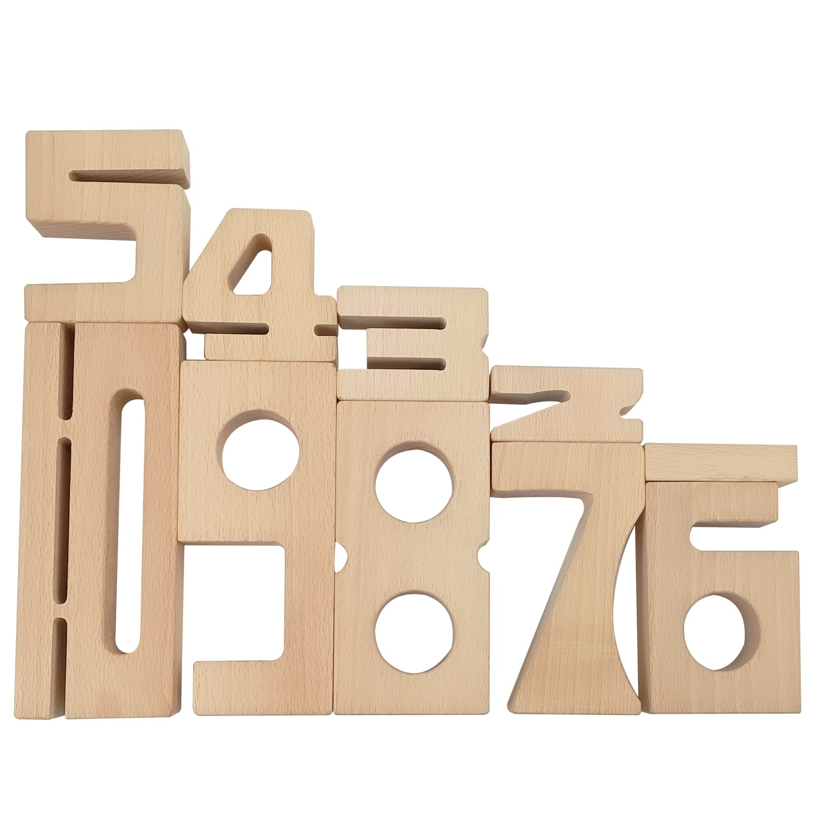 Mua Number Blocks - Montessori Large Wooden Blocks Numbers 1-10 ...