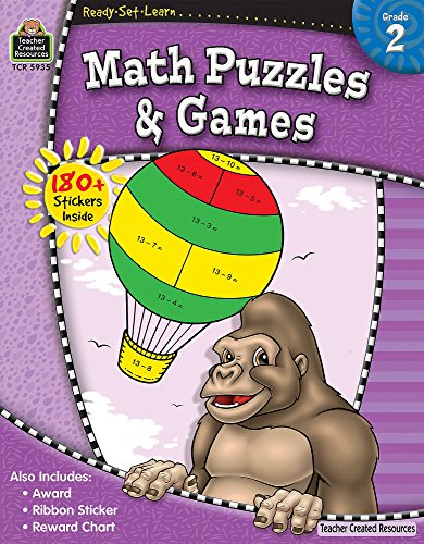 Amazon.com: Ready-Set-Learn: Math Puzzles and Games Grd 2: ...
