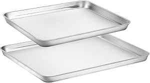 Amazon.com: Baking Sheets Set of 2 Packs, Zacfton Baking Pans Cookie ...