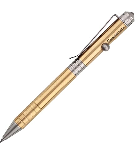 Sharpie Pen SMOOTHERPRO Ballpoint Pen | Solid Brass Bolt Action Pen ...