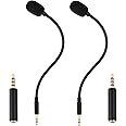 Amazon.com: Smays 3.5mm Microphone Replacement for PC, Gaming Headset ...
