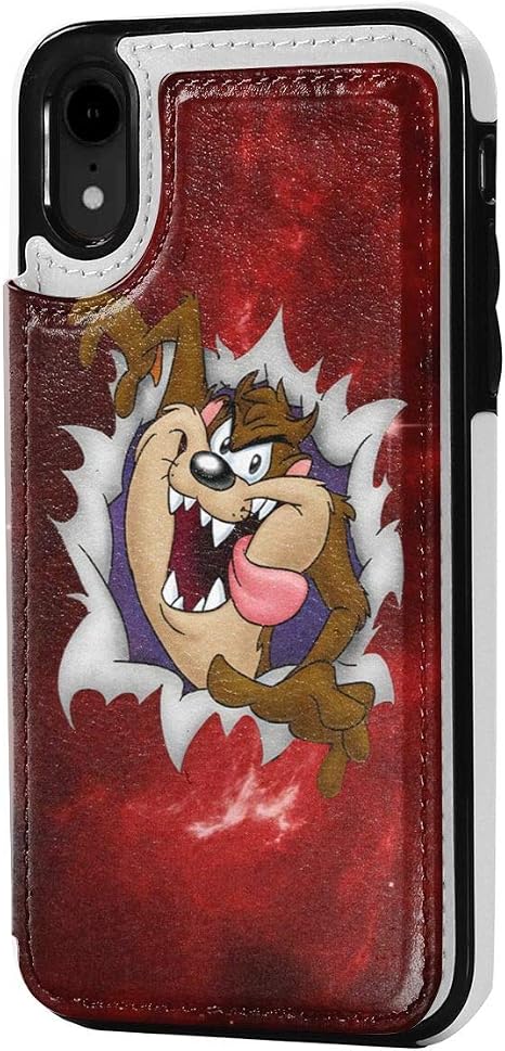 Amazon.com: Looney Tunes Tasmanian Devil Taz XR iPhone PU Leather ...