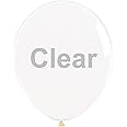 Amazon.com: Neo LOONS® 5" Pastel Clear Premium Latex Balloons -- Great ...