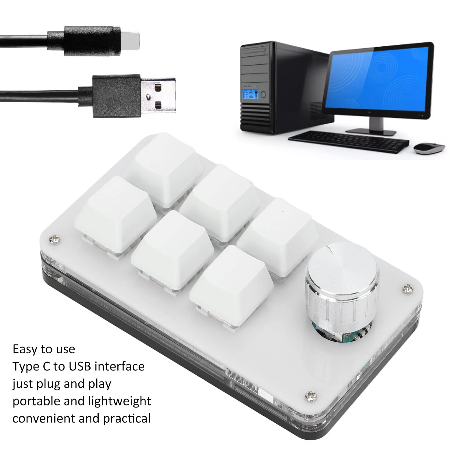 Mua Dioche USB Mini 6Key Keypad Mechanical Gaming Keyboard Portable One ...