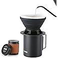 Amazon.com: Tuffen Pour Over Coffee Maker, Portable Pour Over Coffee ...