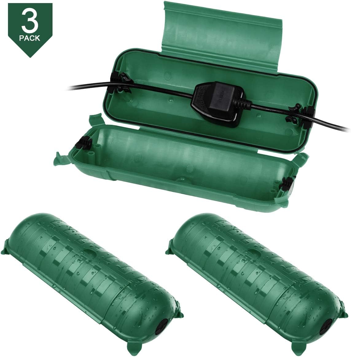 Outdoor Extension Cord Safety Cover with Waterproof Protector Seal ...